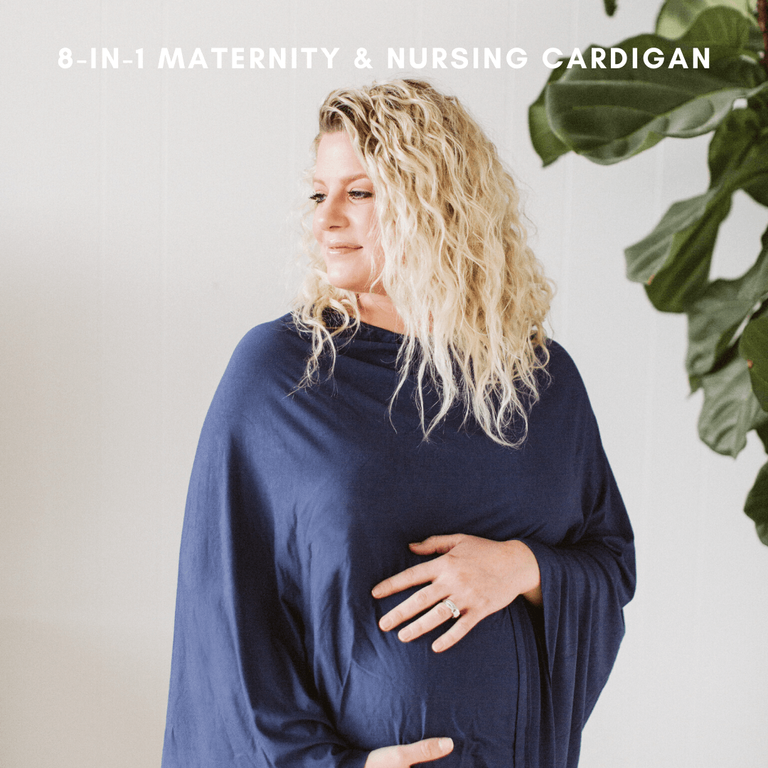 Maternity & Nursing Cardigan | Pure Eco Bamboo, 8 functions.